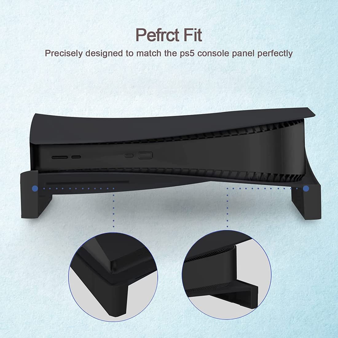 Oligemok Accessories Horizontal Stand, Base Stand, Compatible with for 5 Disc & Digital Editions (Black)