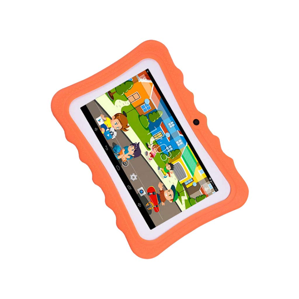 Tablet Android 4.4, All-New Fire Smart Tablet for Kids, 7-inch HD Display Quad Core Processor Unlocked Phablet, Built-in WiFi Blue-Tooth GPS, Long Battery Life, Dual Camera (Orange)