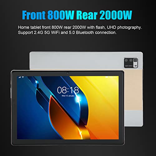 Tablet 10 inch Android 11 4G LTE Tablet PC 2 Sim Slot, 6GB RAM 128GB ROM,8800mAh Battery, 4G LTE Tablet Phone Makes Calls, Front 8MP, Rear 20MP Camera, Phone Call, Bluetooth WiFi GPS Video(US)