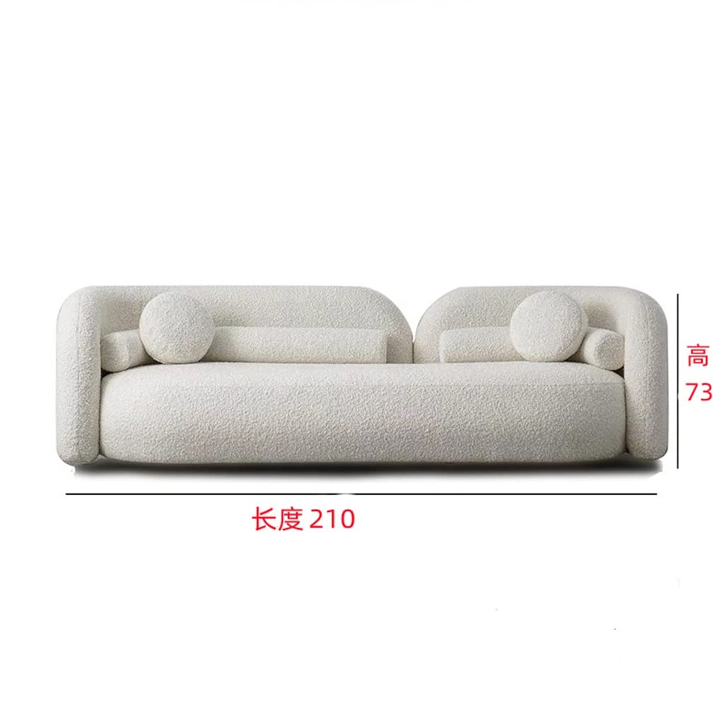 JFGJL Nordic Style Stretch Sofa Velvet Bed Couch Floor Unusual Living Home Furniture