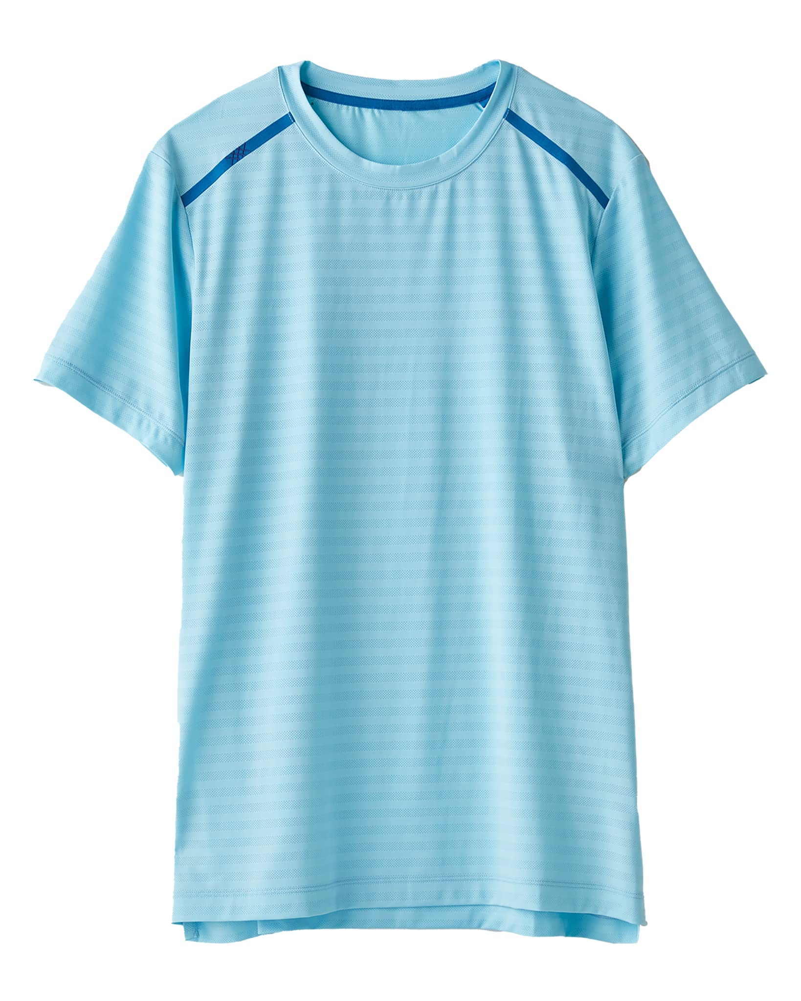 Rhone Men's Swift Short Sleeve, Lightweight Running and Workout Shirt with Anti-Odor, Moisture Wicking Technology (Castaway, Small)