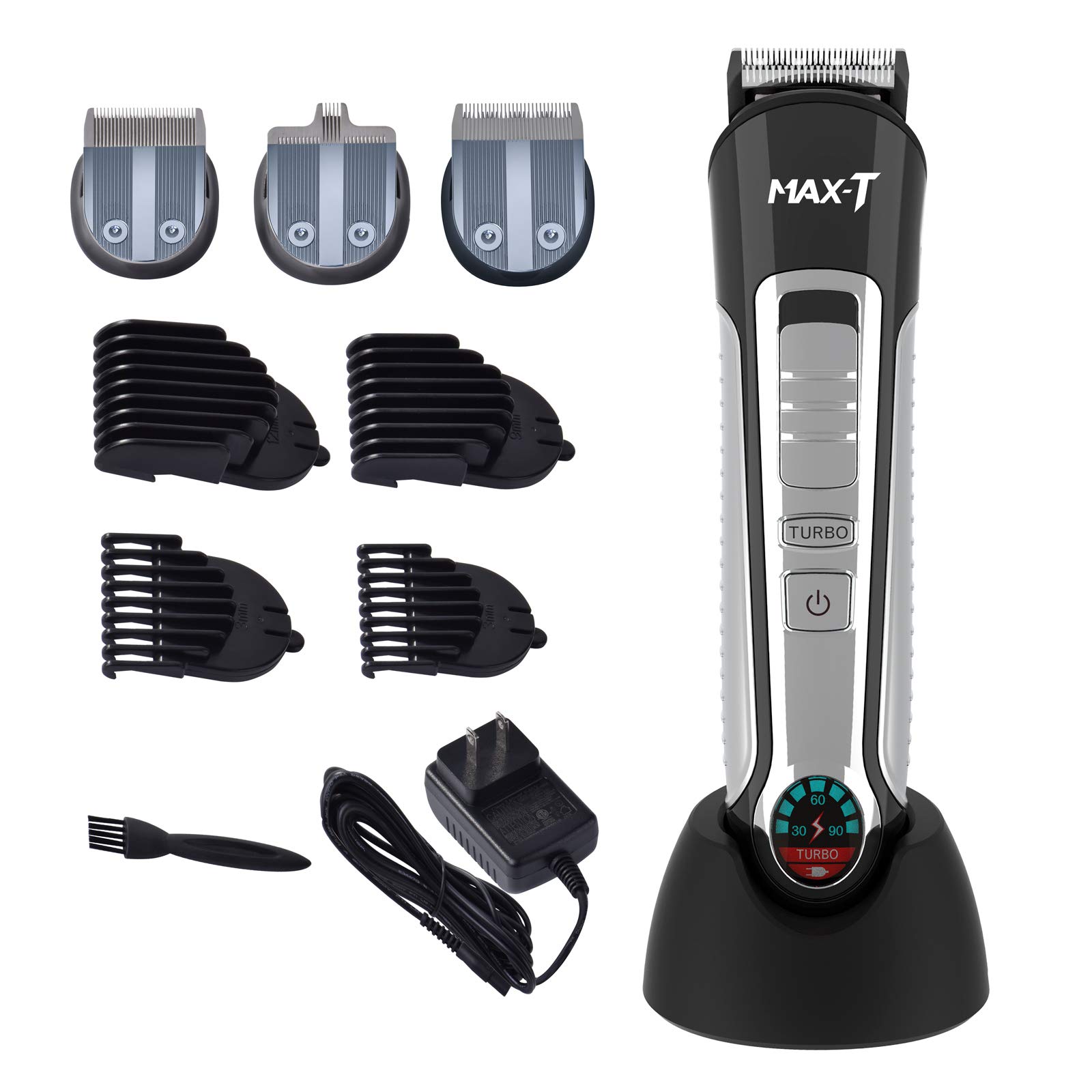 Mens Beard Trimmer, Hair Clipper Mustache Trimmer Hair Cutting Groomer Kit 3 In 1 For Men Precision Trimmer with USB Charging Base