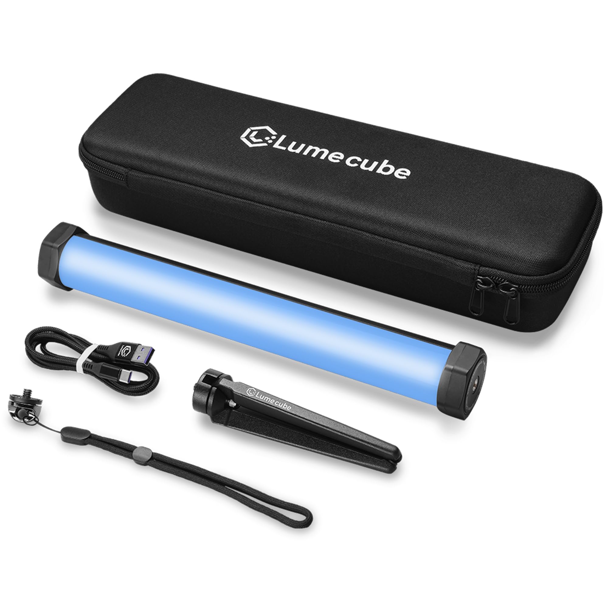 Lume Cube Tube Light XL | RGBWW Continuous Light for Photo & Video | Bluetooth App Controlled | CRI 97+ Premium Light for Filmmakers