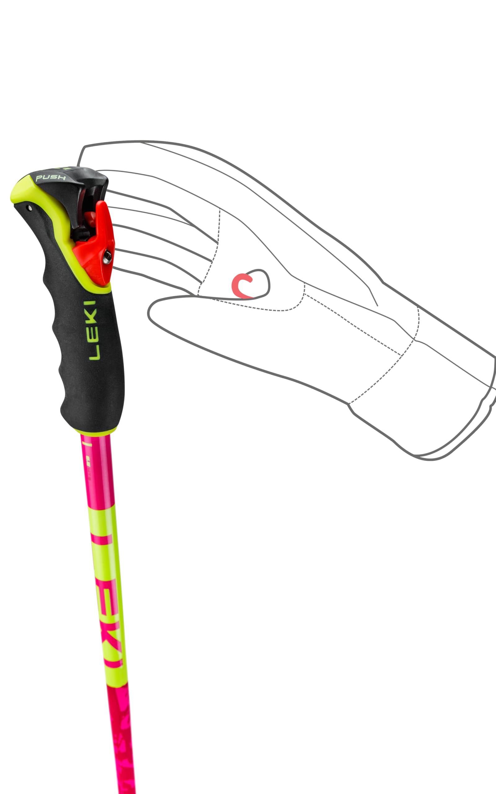 Leki Unisex Adult Sporting Goods Red 210 cm