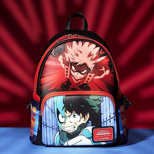 Loungefly My Hero Academia: Deku vs. Kacchan Collection Mini-Backpack, Amazon Exclusive