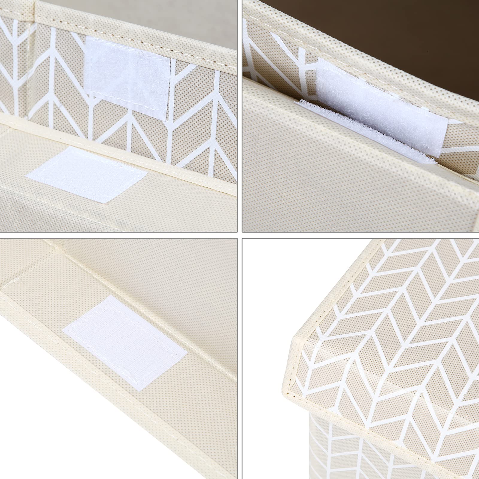 Mayniu Large Toy Storage Box Chest with Lid, Sturdy Toys Boxes Bin Organizer Baskets for Nursery, Closet, Bedroom, Playroom 25"x13" x16" (Beige)