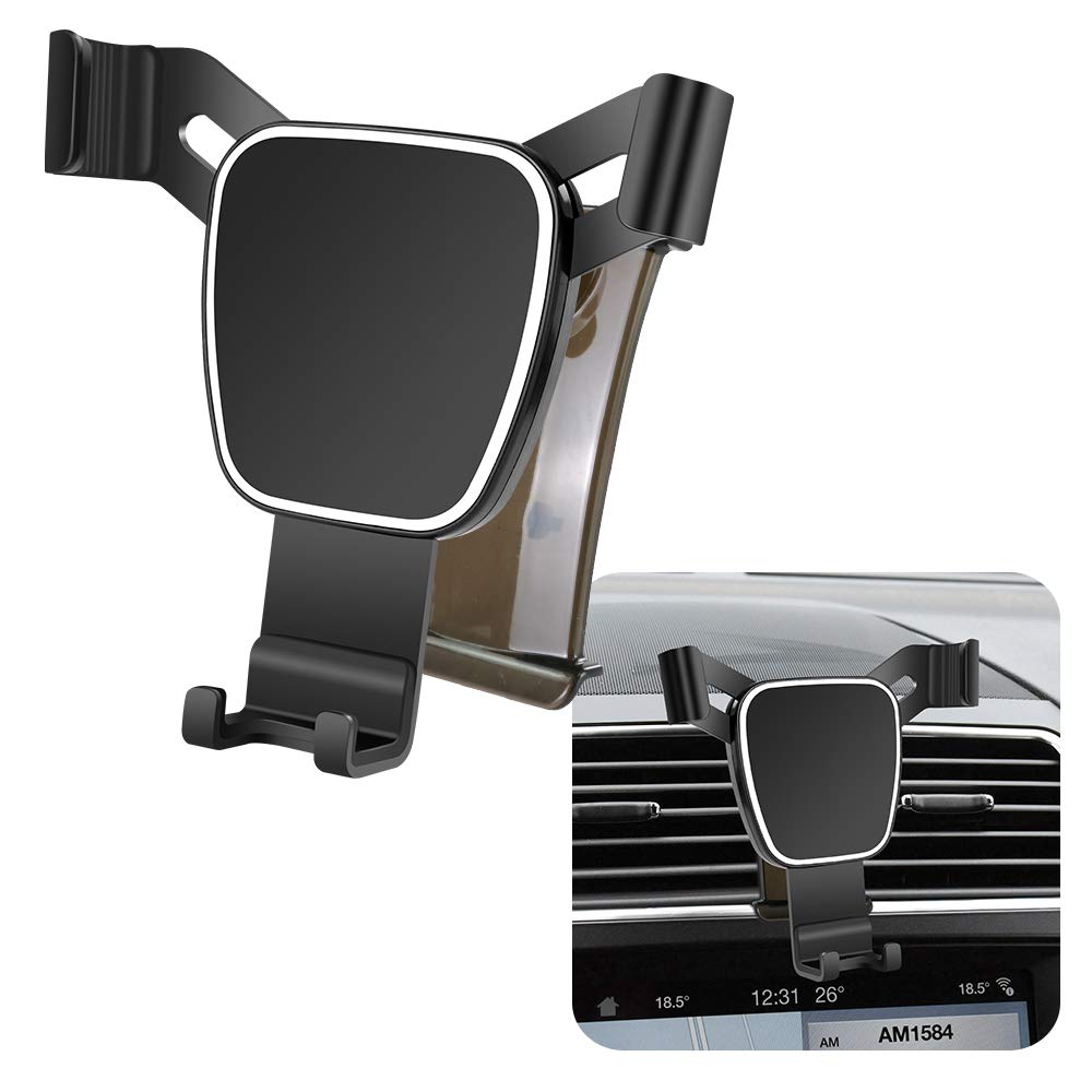 LUNQIN Car Phone Holder for 2016-2019 Ford Explorer Auto Accessories Navigation Bracket Interior Decoration Mobile Cell Phone Mount