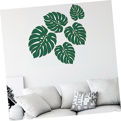 LIGHTAOTAO 1 Sheet Botanical Wallpaper Removable Wallpaper Leaf Stickers Plant Wallpaper Botanical Stickers Greenery Wallpaper Decorative Stickers Leaf Wallpaper Accessories Leaves PVC