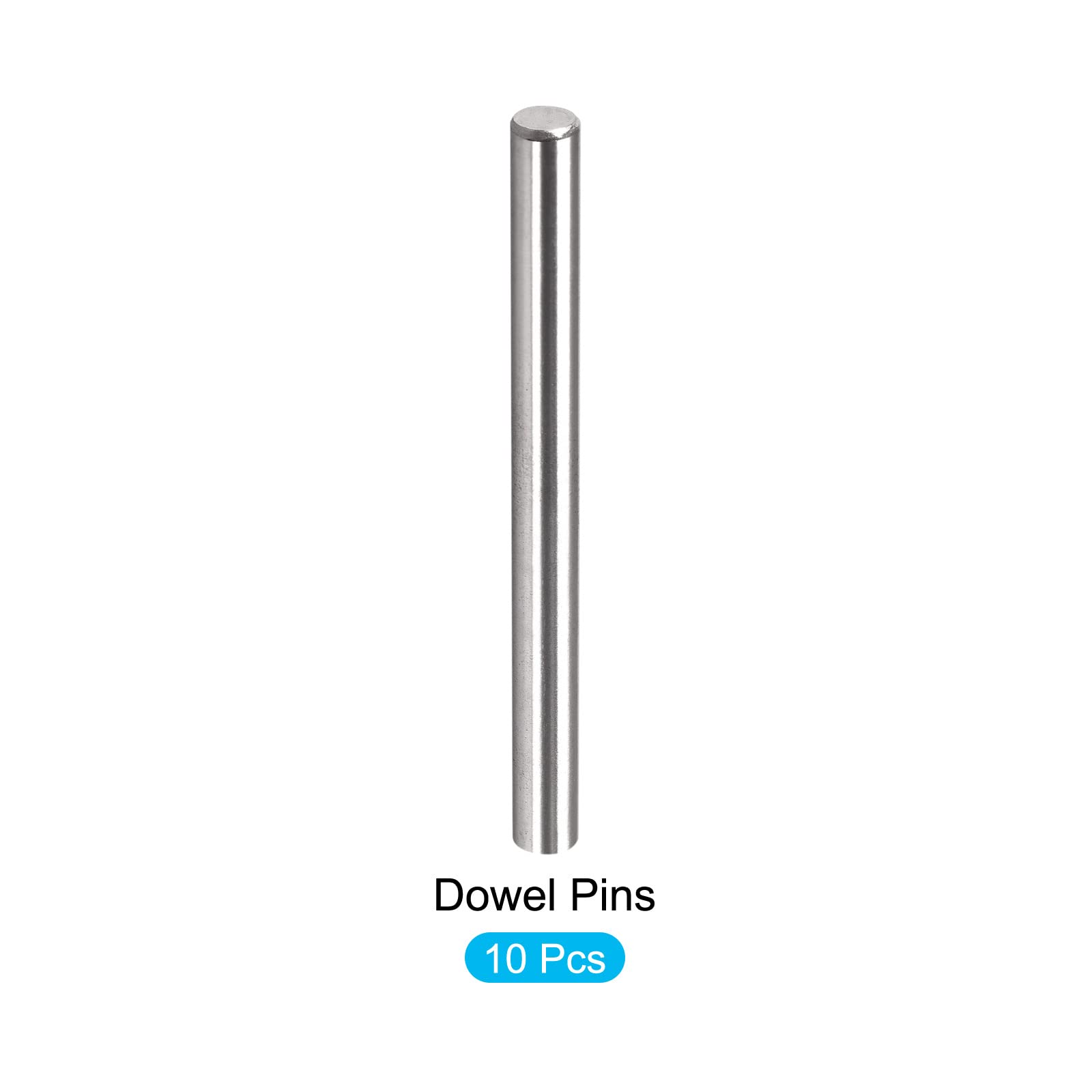 METALLIXITY Dowel Pin (5x55mm) 10Pcs, 304 Stainless Steel Shelf Support Pegs Pin Fastener Elements - for Metal Devices, Furniture Installation, Industrial, DIY