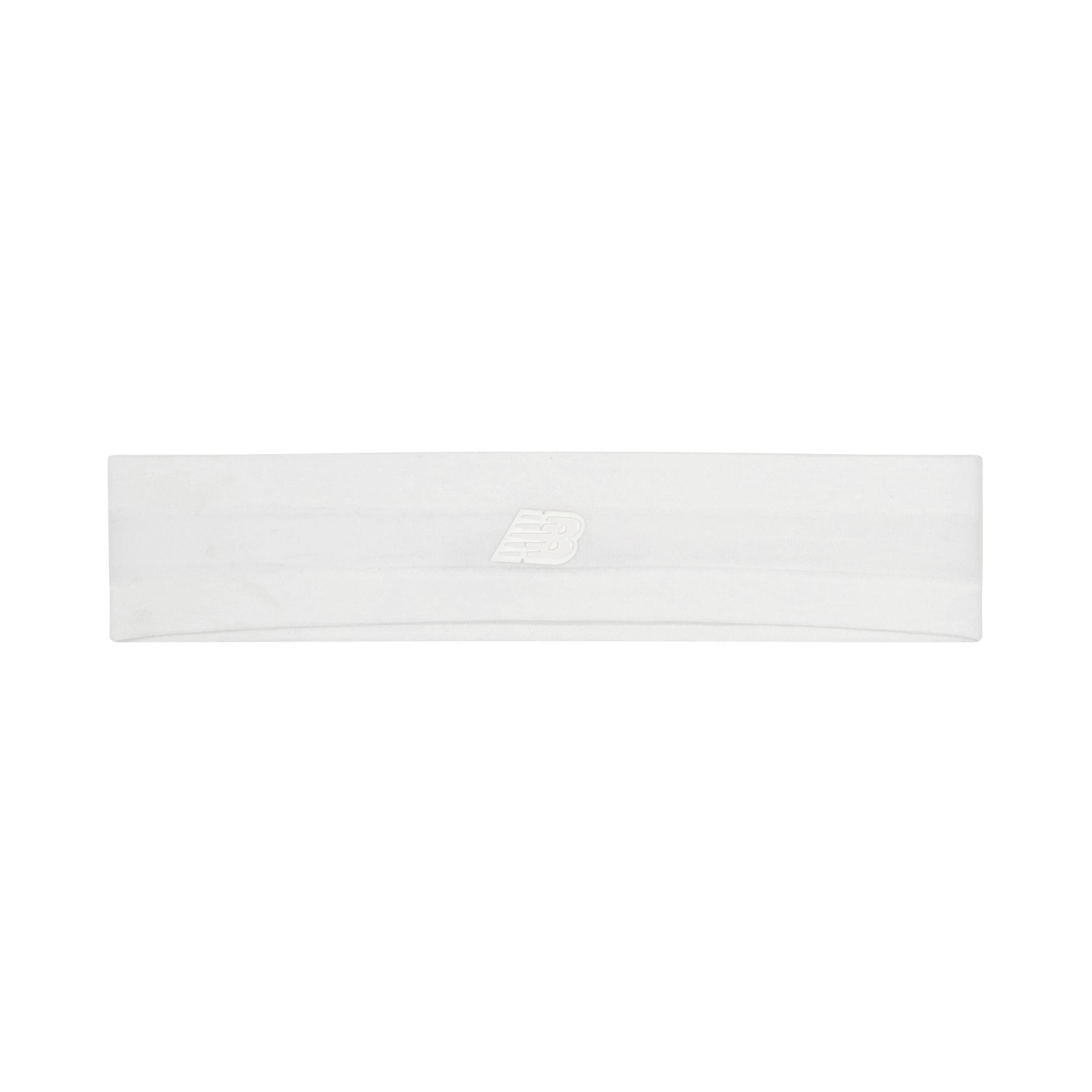 New Balance Unisex Sport Performance Seamless Headband, White