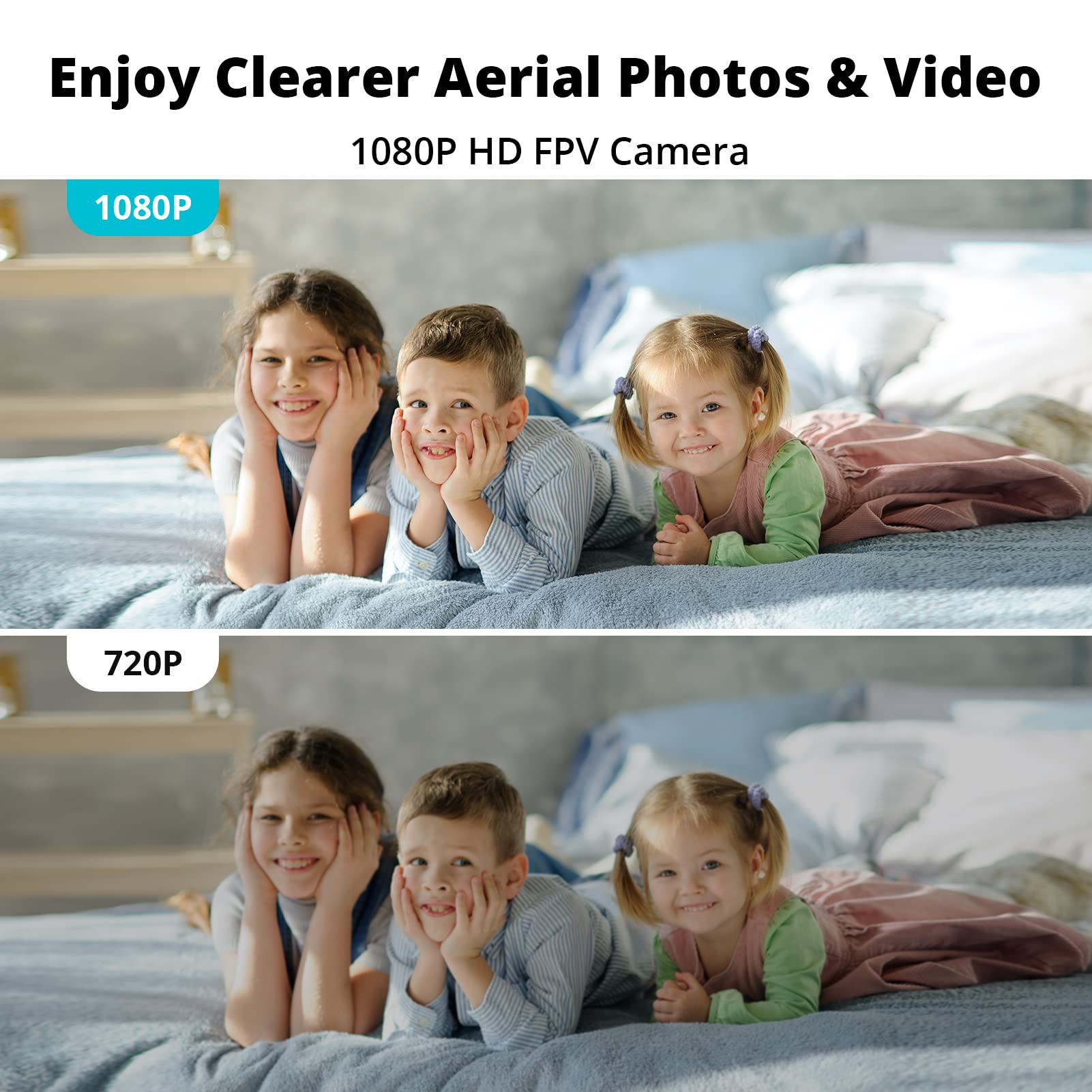 Mini Drone for Kids 8-12 with Camera - 1080P HD Foldable RC Drone for Beginners, Gesture Control, One Key Taking Off/Landing, Headless Mode, Altitude Hold, Trajectory Flight, 360° Flips, 3 Speed Modes