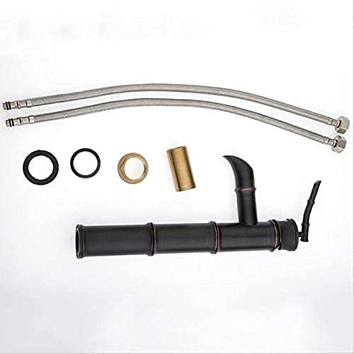 XVEPTKLQ Faucet Kitchen Black Bath Mixer Faucet Lever Wash Basin Sink Water Tap Bathroom Hotel Kitchen Bar Brass Mixer
