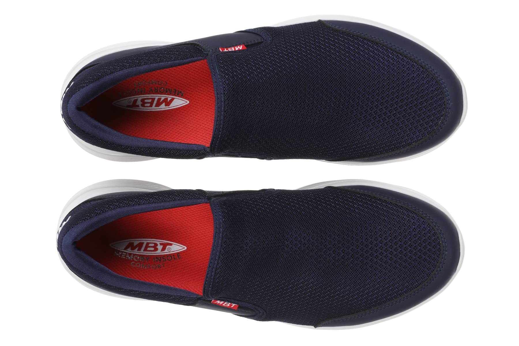 MBT Womens Modena III Leather Textile Navy Shoes 8.5 US