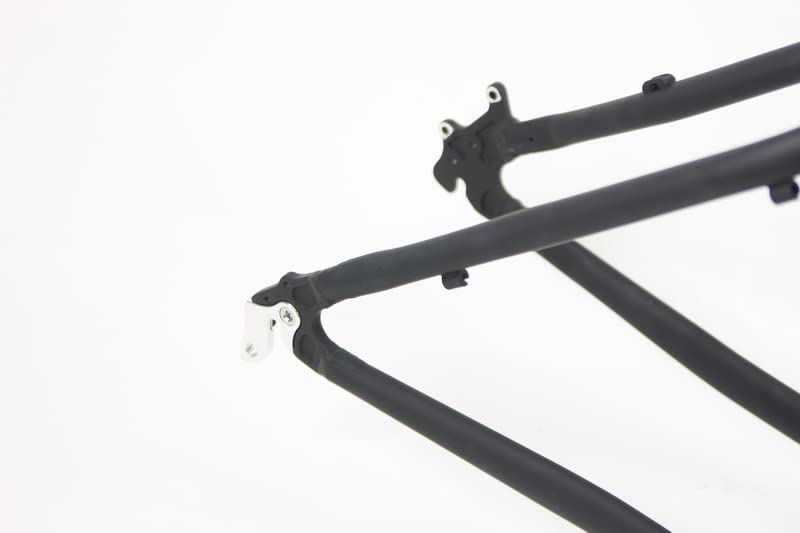Motobecane Boris Fat Bike Frame Frameset Rigid Fork Unbranded Mountain Bike for 26 Inch Wheels (15" fists most riders 5'5" to 5'8" tall)