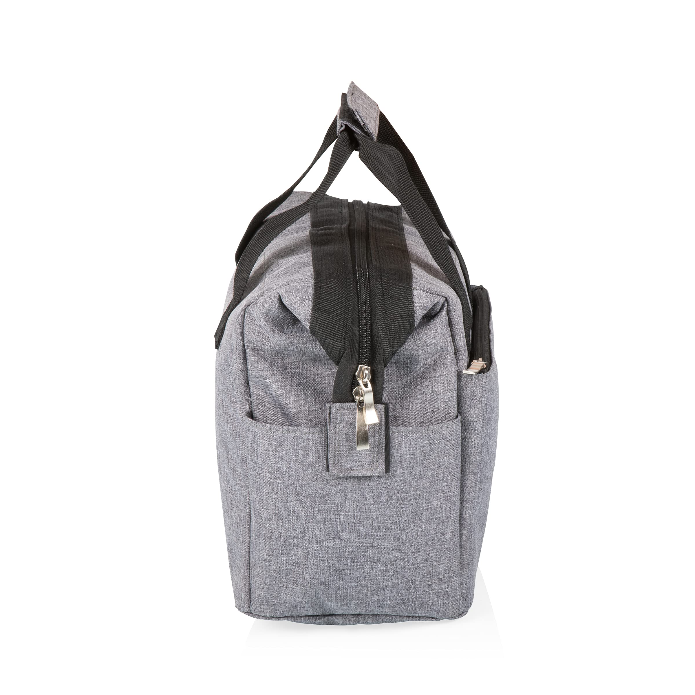 PICNIC TIME Star Wars Mandalorian Mythosaur Skull On The Go Lunch Bag, Soft Cooler Lunch Box, Insulated Lunch Bag, (Heathered Gray) 10 x 6 x 10.5