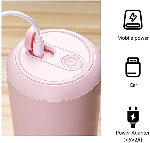 MXJCC Smoothie Blender for Kitchen, Personal Mini Blender for Shakes and Smoothies, Travel, Fitness with Safety Lock (Color : Green)