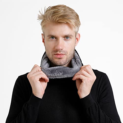 Onvavient Winter Scarf Neck Warmer Gaiter Face for Men Women Warm Fleece Ski