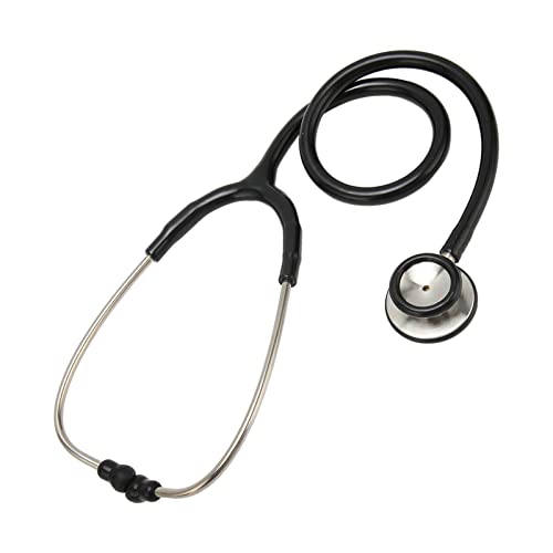 Stethoscope, Double Head Stainless Steel Teaching Stethoscope Soft Ear Plugs for Nurses for Hospital