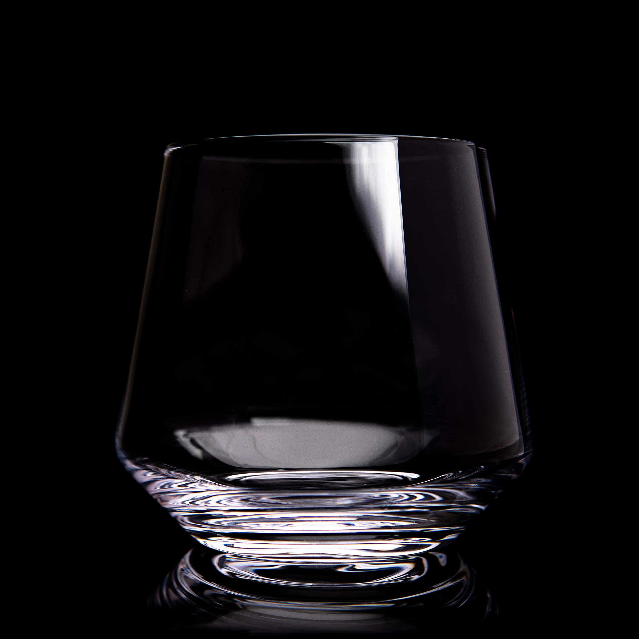 LEMONSODA High-End Double Rocks Glasses (Set of 4) β Lead-Free Crystal β Perfect for Scotch, Bourbon, Old-Fashioned β 400mL Capacity β Gift Box Included.
