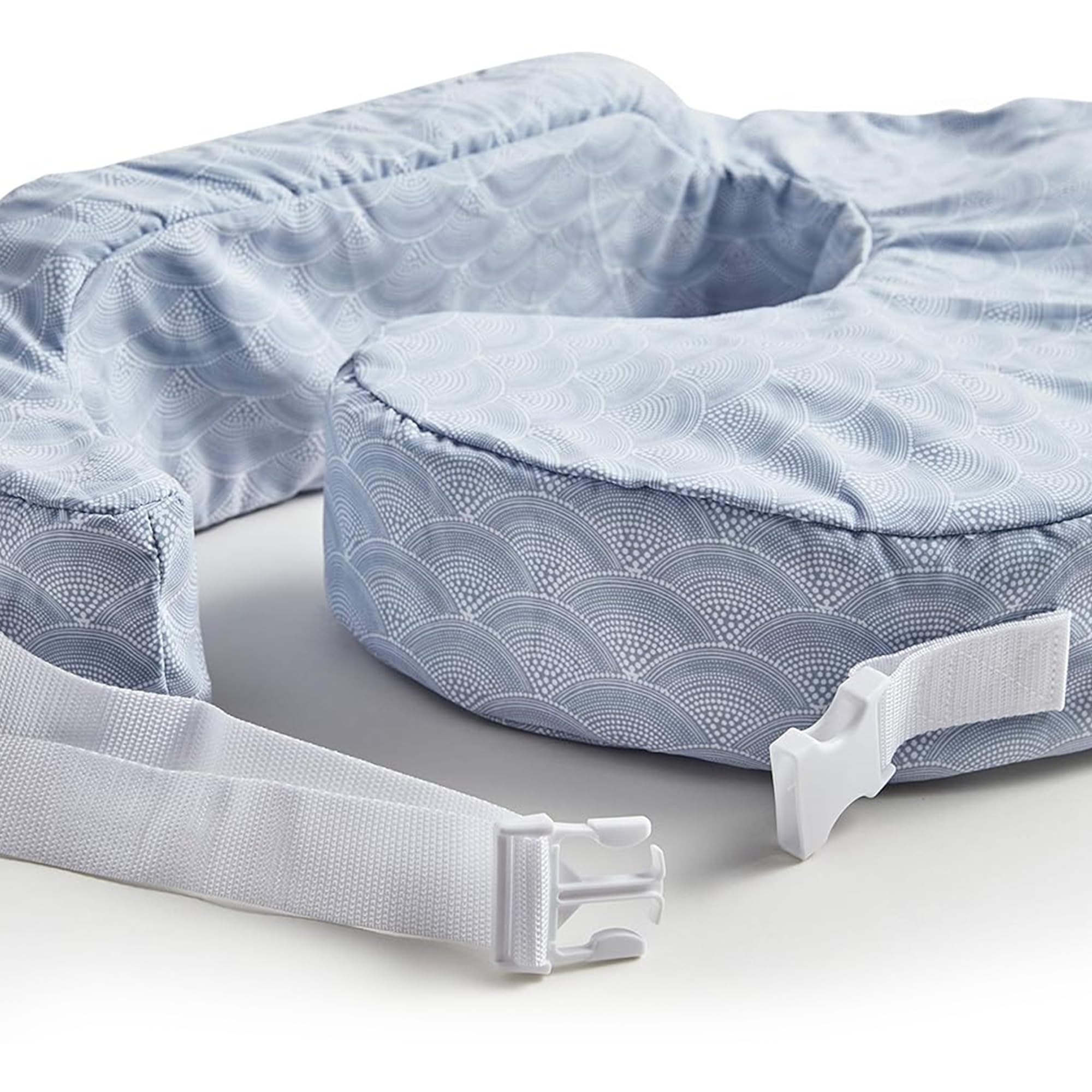 My Brest Friend Inflatable Travel Nursing Pillow for Breastfeeding, Bottlefeeding & Posture Support with Slipcover, Horizon
