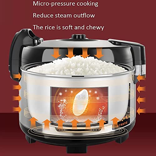 Large Rice Cooker Household/Commercial Slow Cooker, Non-Stick Inner Pot, Automatic Insulation (13L) ()