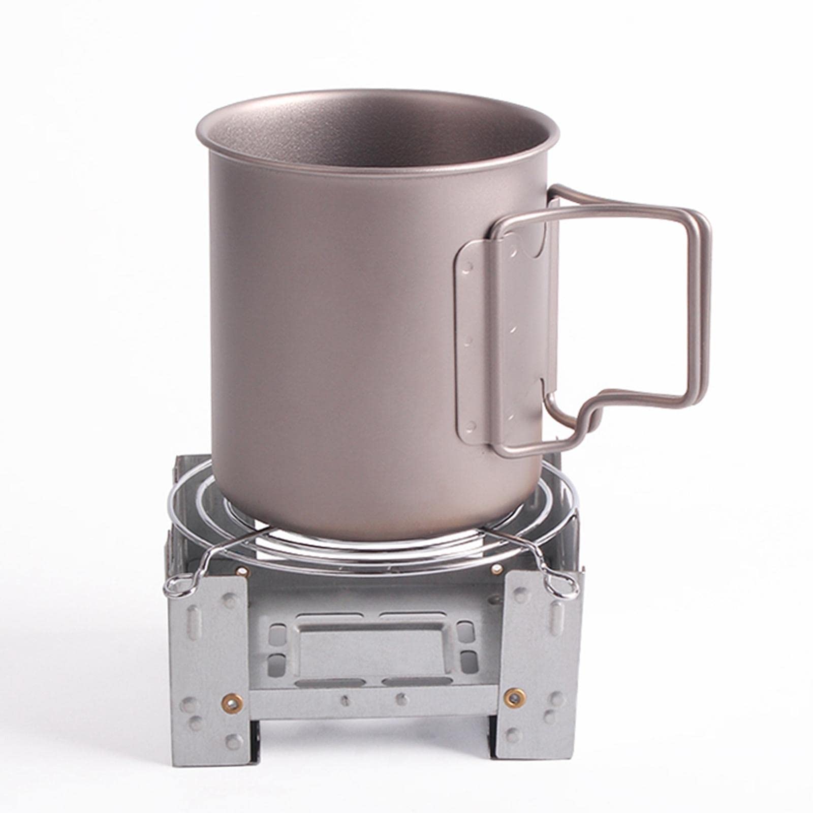 LEIPUPA Stove Folding Emergency Camping Stove with Pot Support Rack, Ultra Lightweight & Easy to Use