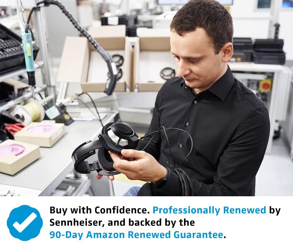 Sennheiser CX True Wireless Earbuds - Bluetooth in-Ear Headphones for Music and Calls with Passive Noise Cancellation, Customizable Touch Controls, and 27-Hour Battery Life, Black (Renewed)