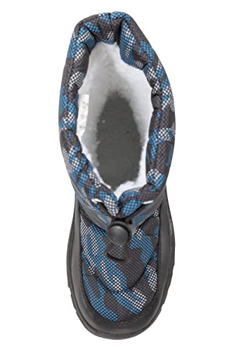 Mountain Warehouse Caribou Toddler Adaptive Snow Boots Black Kids Shoe Size 7 US
