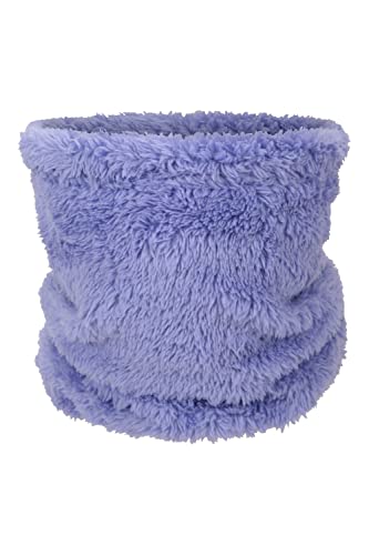 Mountain Warehouse Kids Ski Accessory Set - Water-Resistant Gloves, Reversible Beanie, Neck Gaiter Lilac Medium