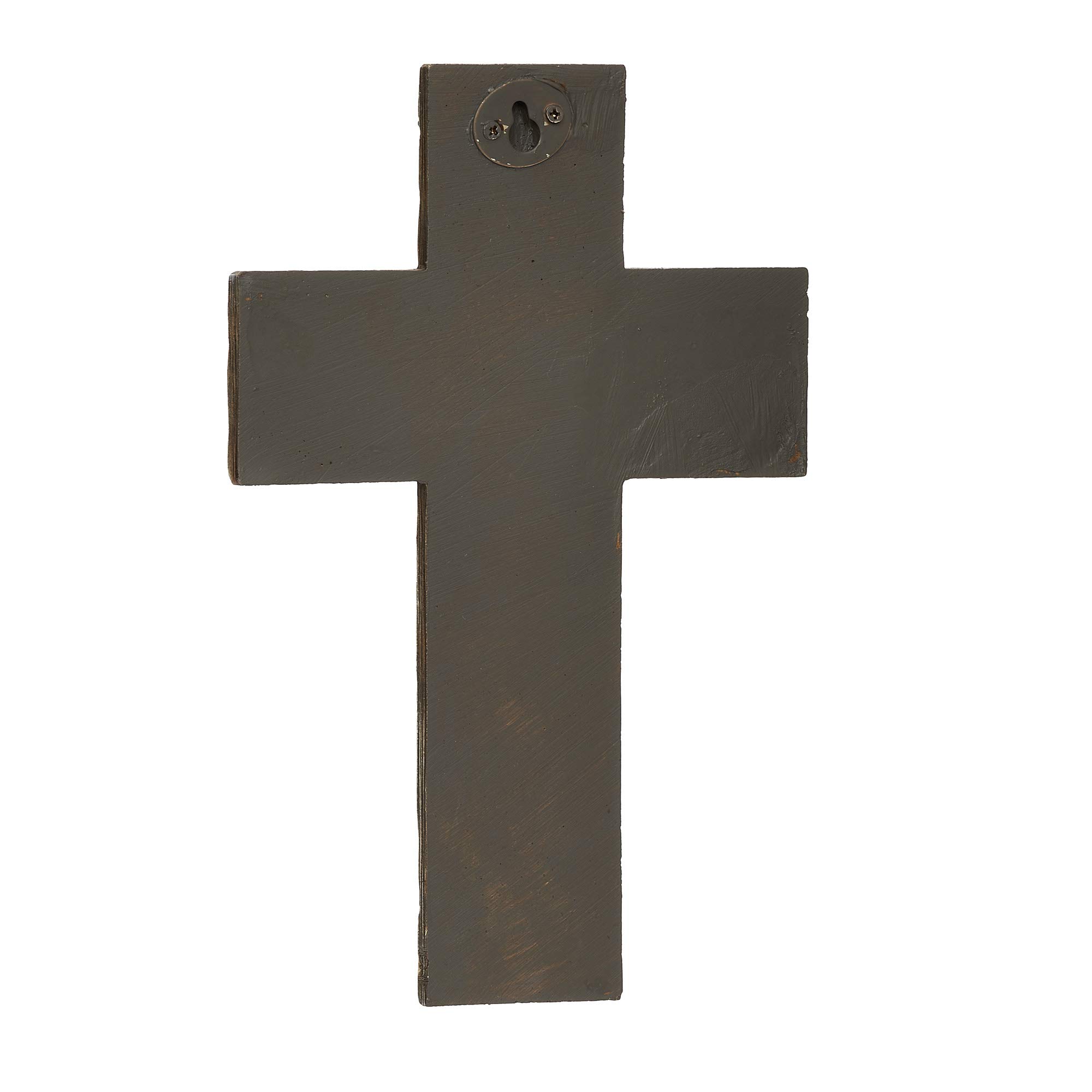Joseph's Studio by Roman - Communion Distressed Wall Cross with Chalice, First Communion Collection, Wall, 8.75" H, Resin and Stone, Decorative, Spiritual, Religious, Durable, Long Lasting