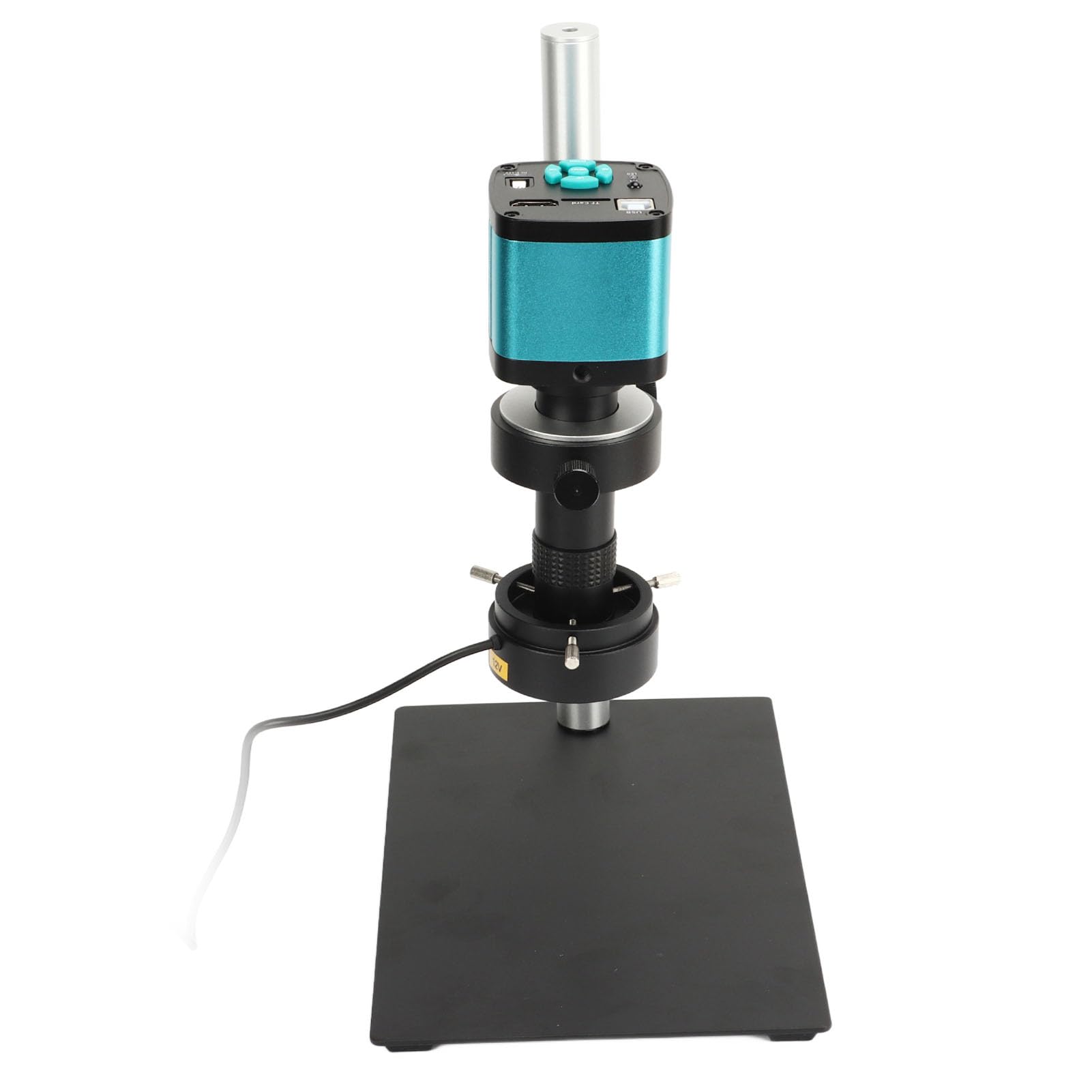 Microscope Camera, USB 2.0 100‑240VAC 400-700nm 2MP Easy Operation Industry Camera for Photo (US Plug)