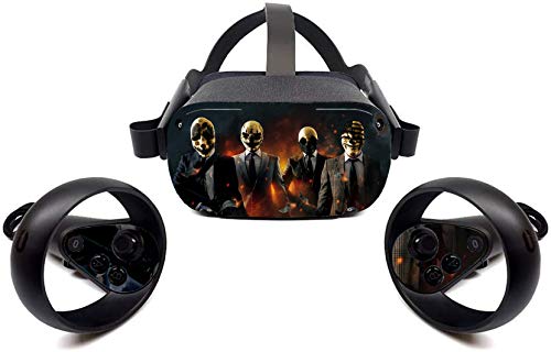 money heist film Oculus Quest Skin Cover for VR Headset System and Controller by ok anh yeu