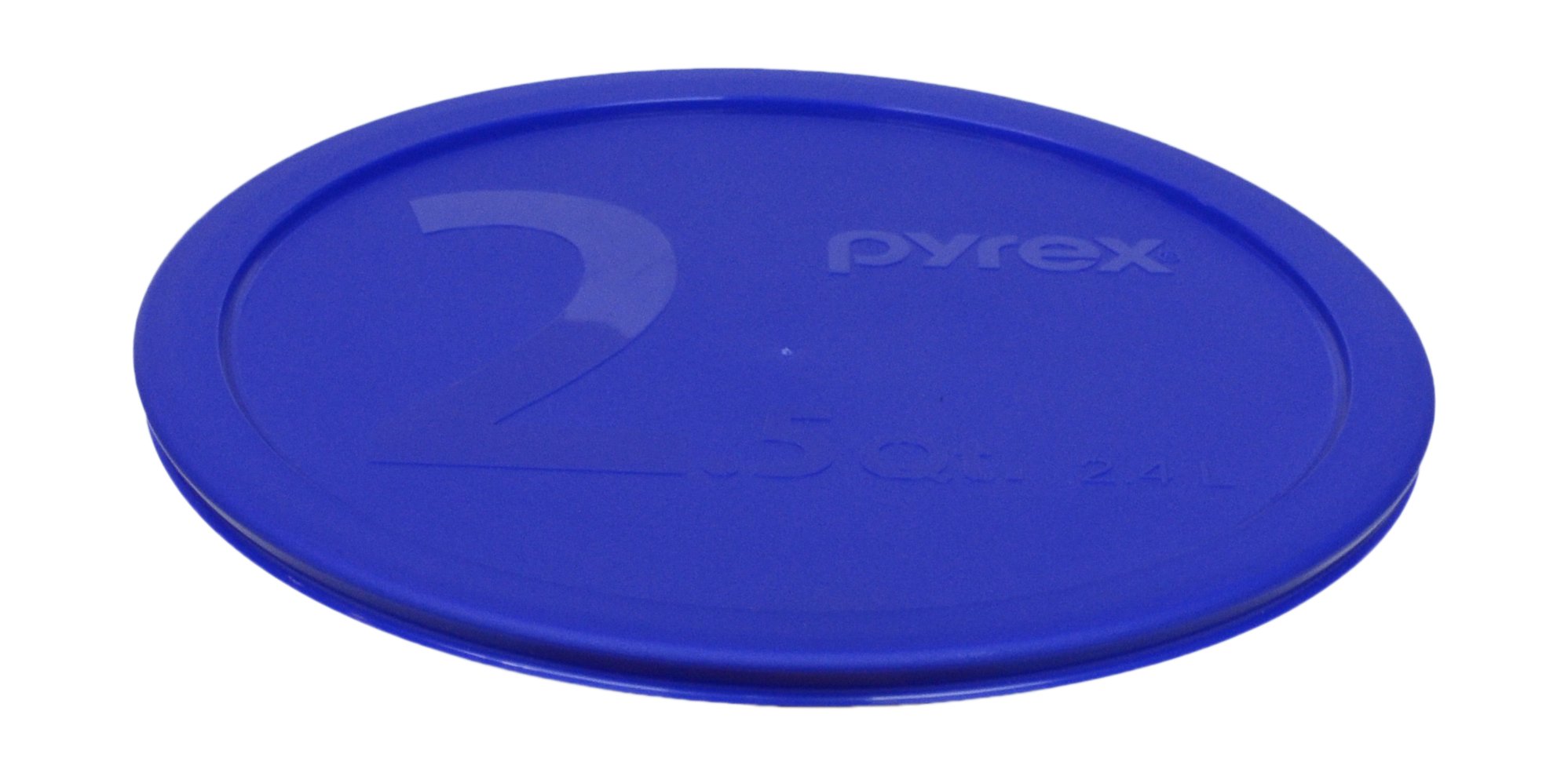Pyrex Bundle - 2 Items: 325-PC 2.5qt Blue Plastic Food Storage Lids Made in the USA