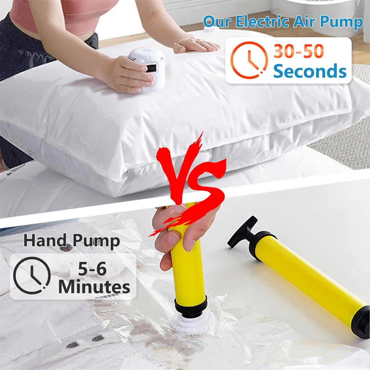 Sakulamon Eletric Air Pump for Vacuum Sealing Bag, Professional Electric Air Pump for Vacuum Storage Bags