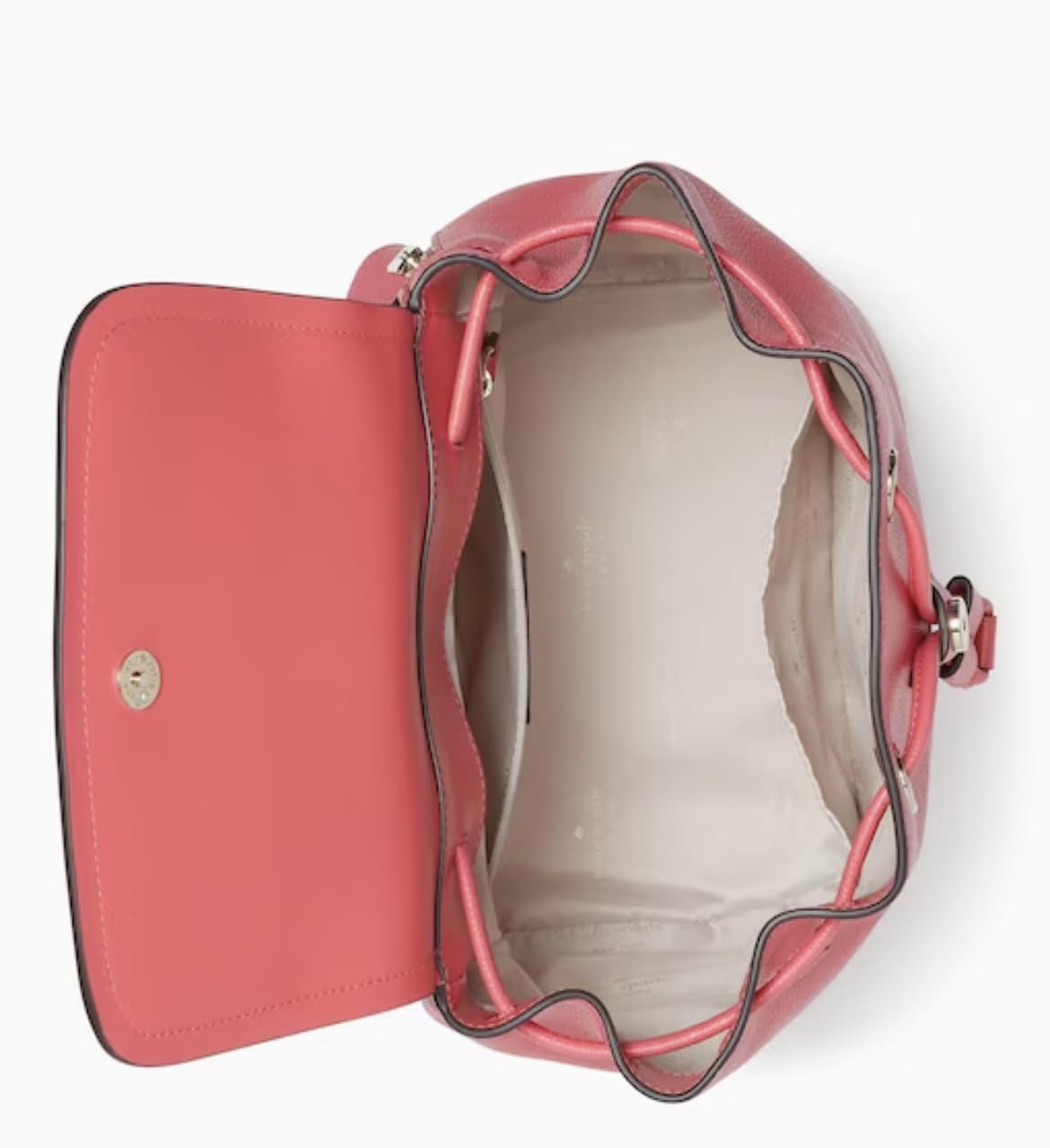 Kate Spade Rosie Medium Flap Backpack In Pink Peppercorn