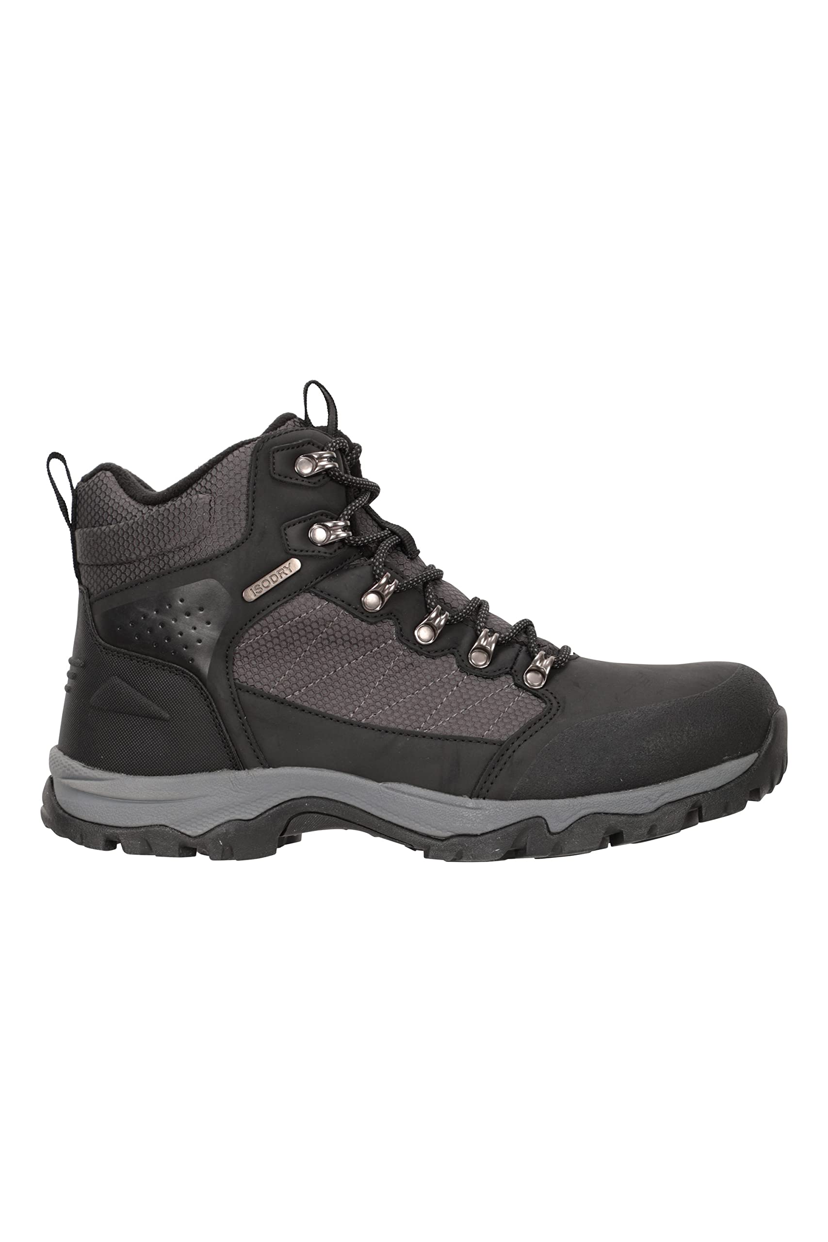 Mountain Warehouse Iceberg Mens Waterproof Boots -Winter Hiking Shoes Jet Black 10 M US Men