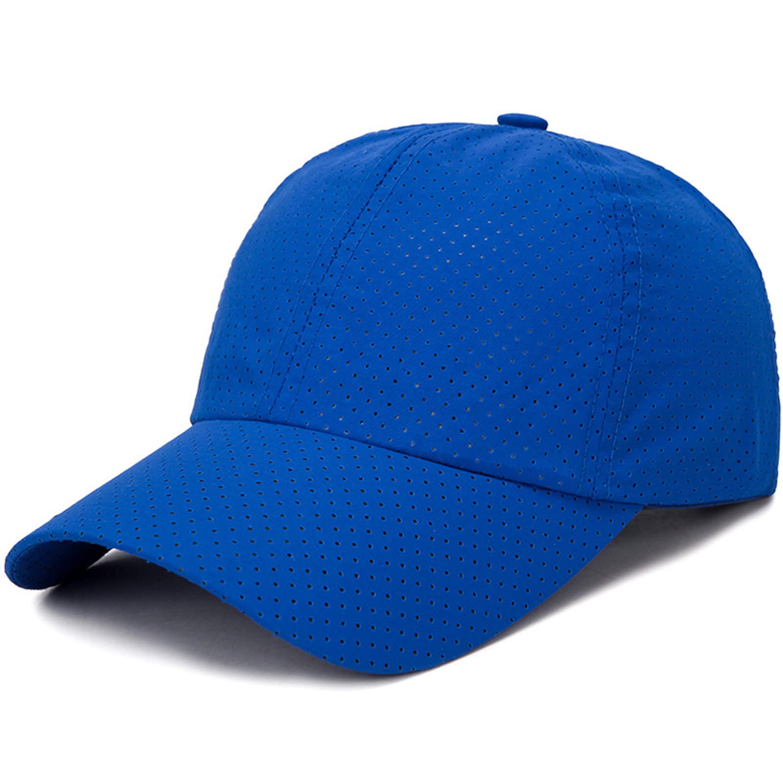 Nicomate Summer Cooling Breathable Baseball Cap Quick Drying Sports Hats Lightweight Running Hat for Men Women Outdoor Blue