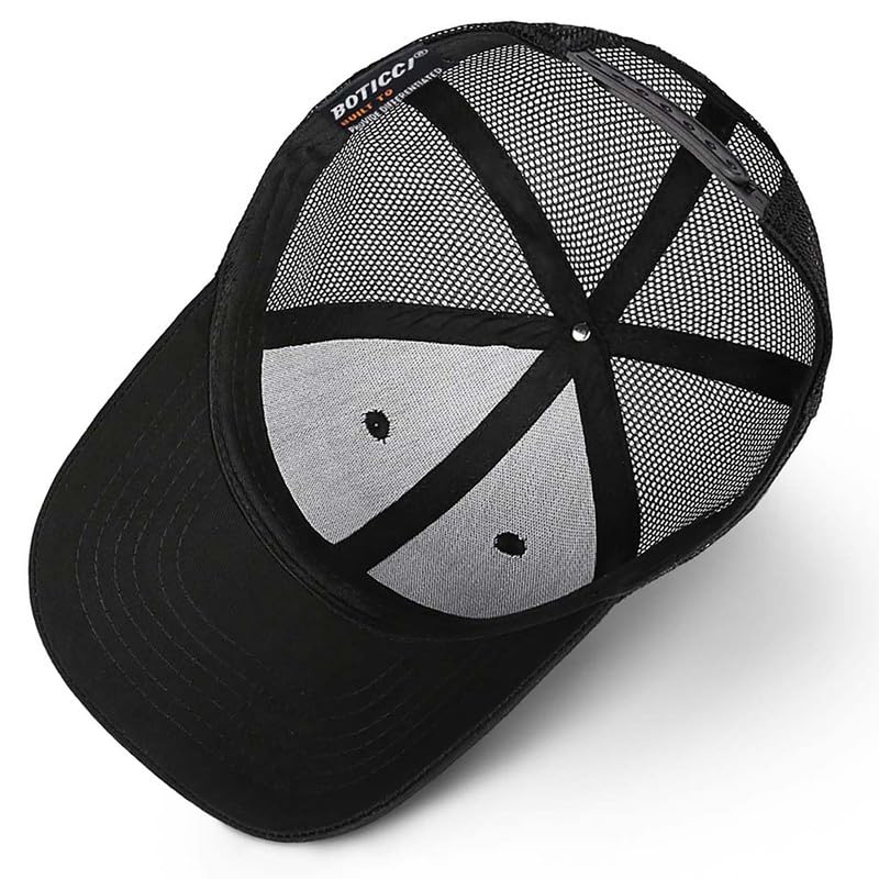 Mountains Sky Trucker Hat, Mesh Outdoor Hat for Men Women, Adjustable Snapback Baseball Cap