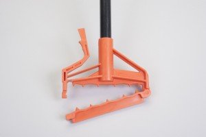 Wet Mop Holder with Fiberglass Handle (Box of 6) 100% Made in USA