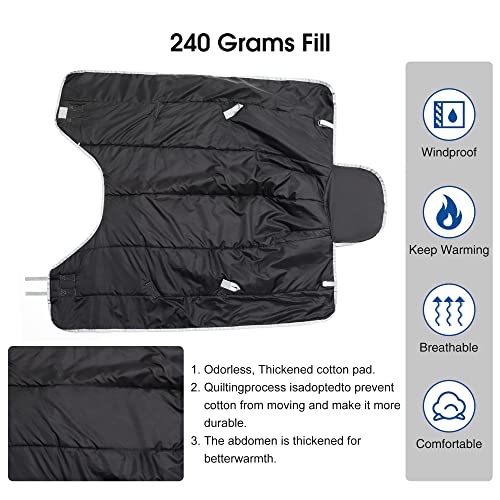 Winter 1800D Premium Turnout Horse Blanket,Medium Weight Waterproof Blanket
