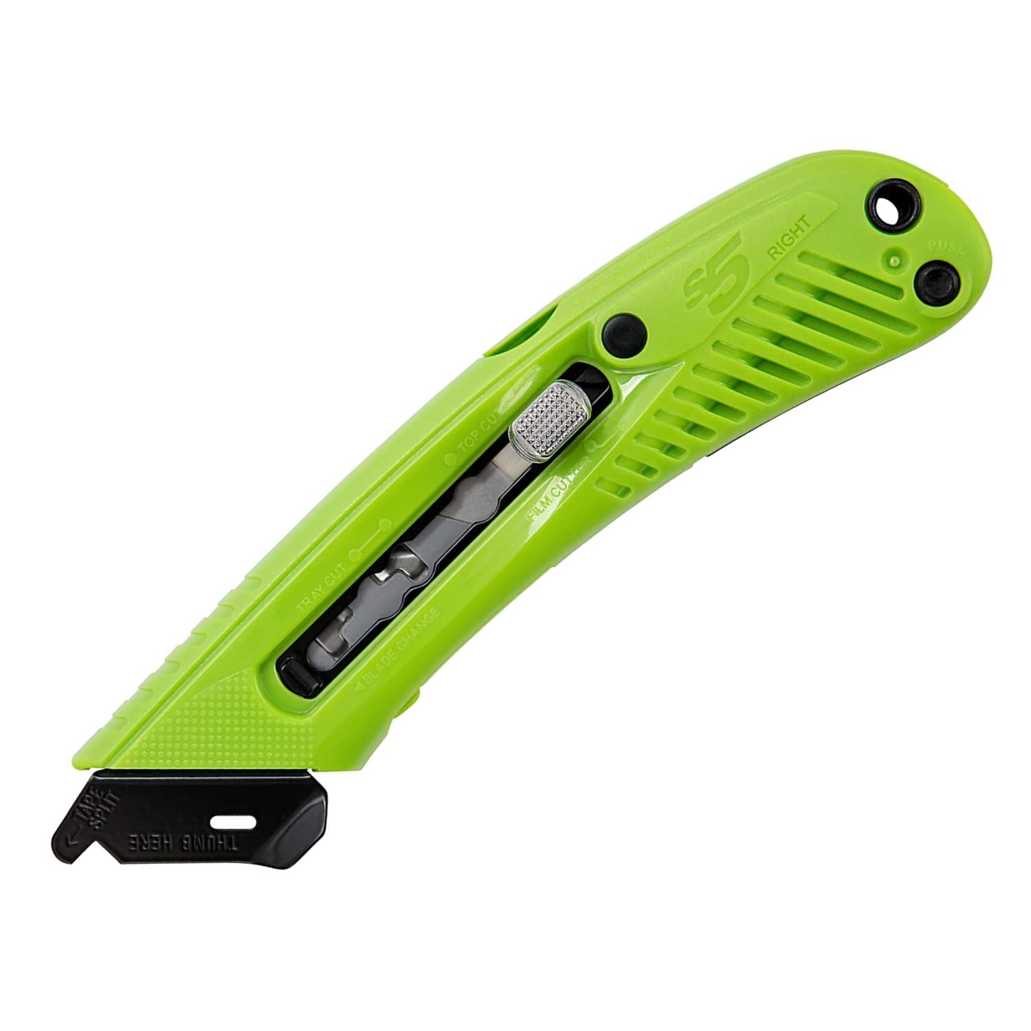 Pacific Handy Cutter S5 Safety Cutter Bundle for Right and Left Handed Users | Film Cutter, Tape Splitter, Utility Knife