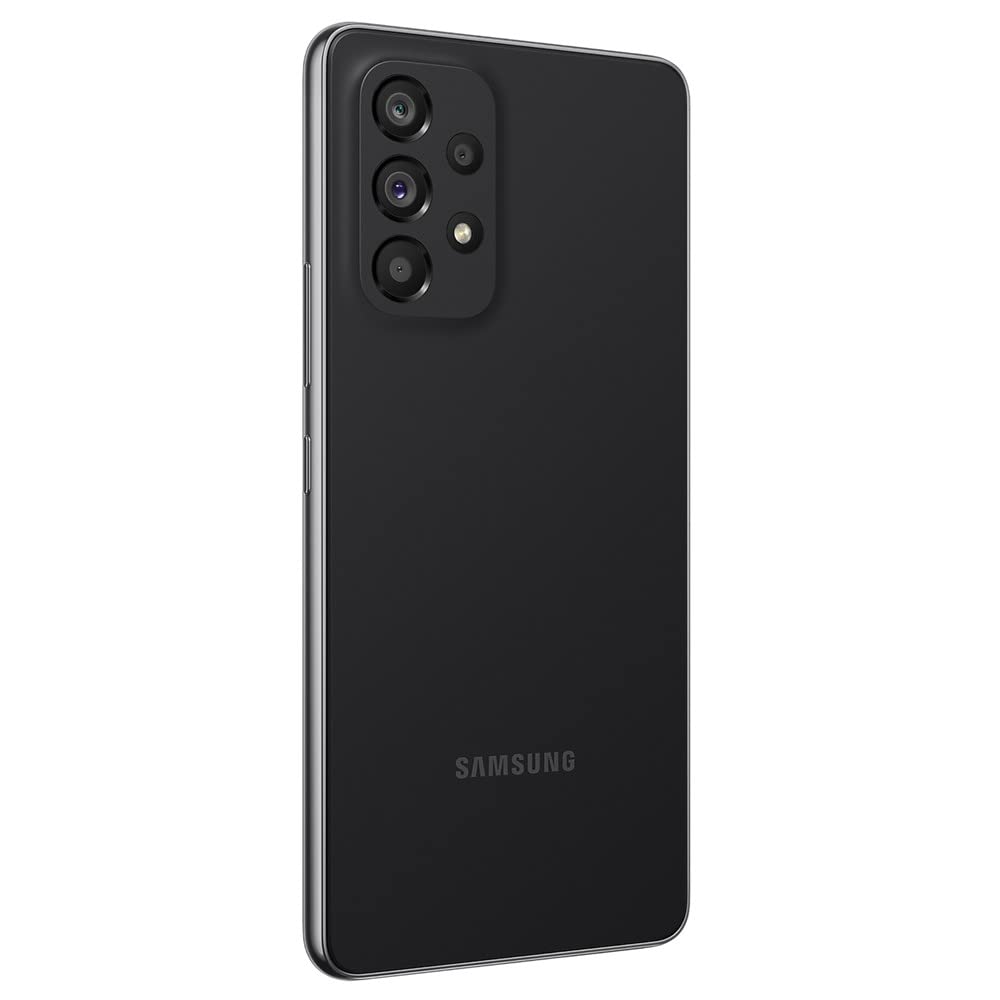 Samsung Galaxy A53 5G (128GB, 6GB) 6.5", IP67 Water Resistant, Dual SIM GSM 4G Volte Unlocked (Not Verizon Boost At&t Cricket) International Model A536E/DS (25W Charging Cube Bundle, Awesome Peachh)