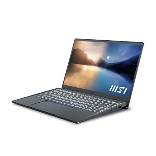 MSI Prestige 14 Evo Professional Laptop: 14" FHD Ultra-Thin Bezel Display, Intel Core i5-1135G7, Intel Iris Xe, 16GB RAM, 512GB NVMe SSD, Thunderbolt 4, Win10 Home, Intel Evo, Carbon Gray (A11M-221)