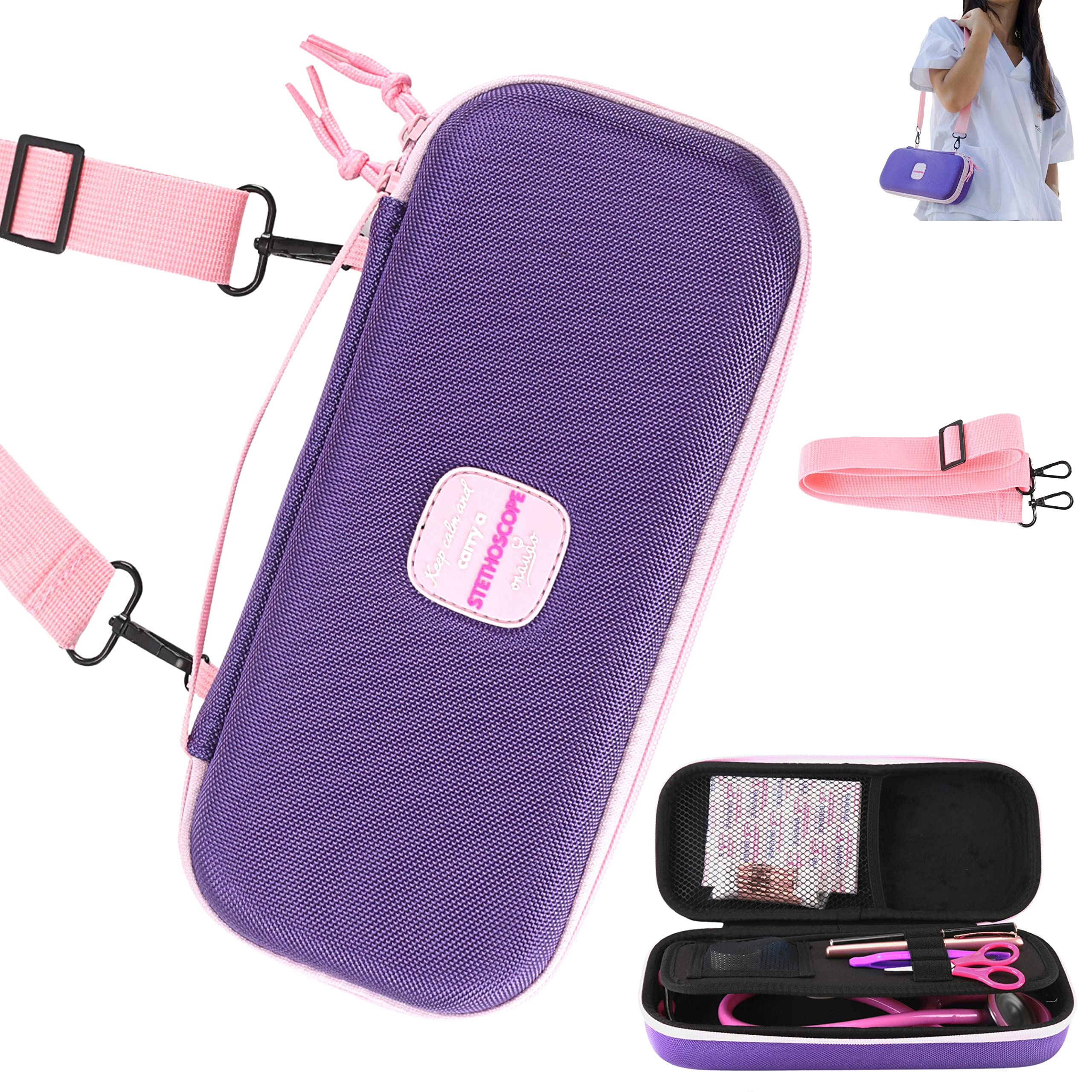 Stethoscope Case for Nurses for Digital Stethoscope - Nursing Accessories - Valid for All Stethoscope MDF, Littmann - Nursing Stuff - Hard and Beautiful Case to Carry The Stethoscope - Onauao