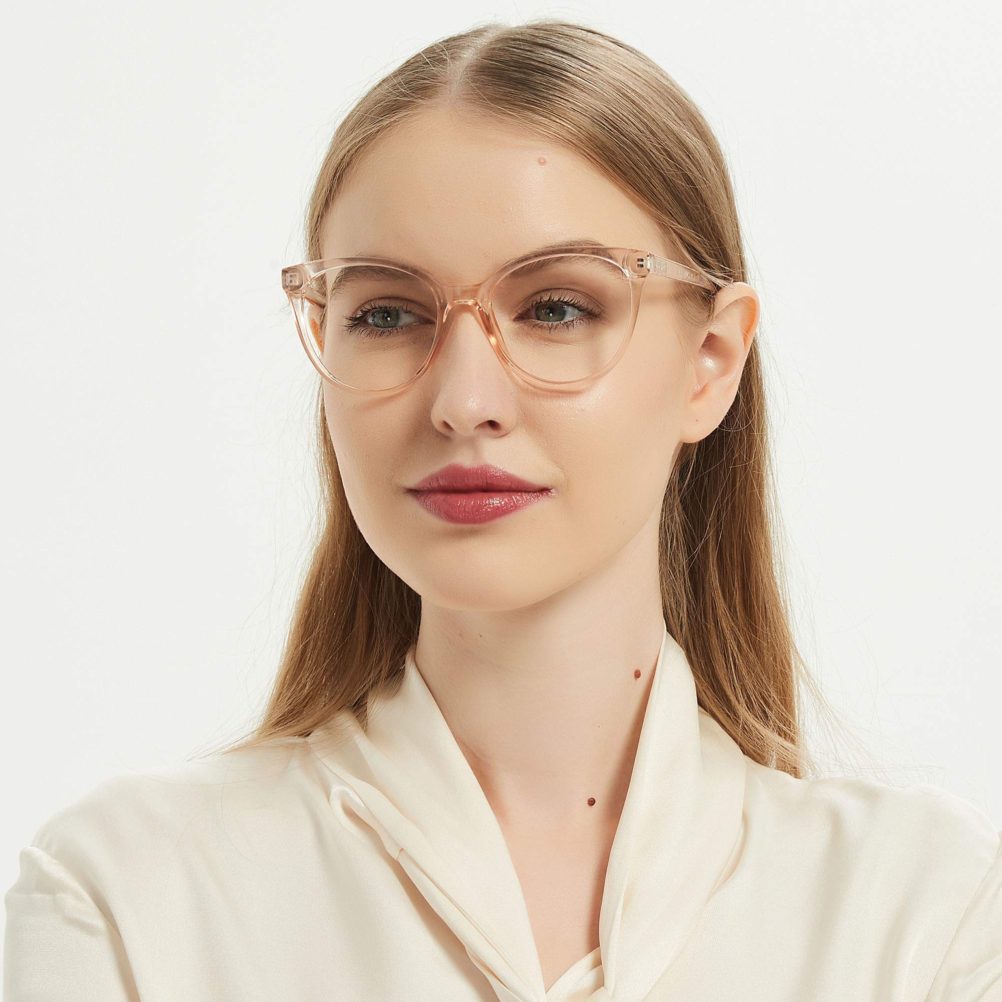 Madison Avenue Women Blue Light Glasses,Oversize Blue Light Glasses for Women, Anti Eyestrain & UV Protection Computer Eyeglasses
