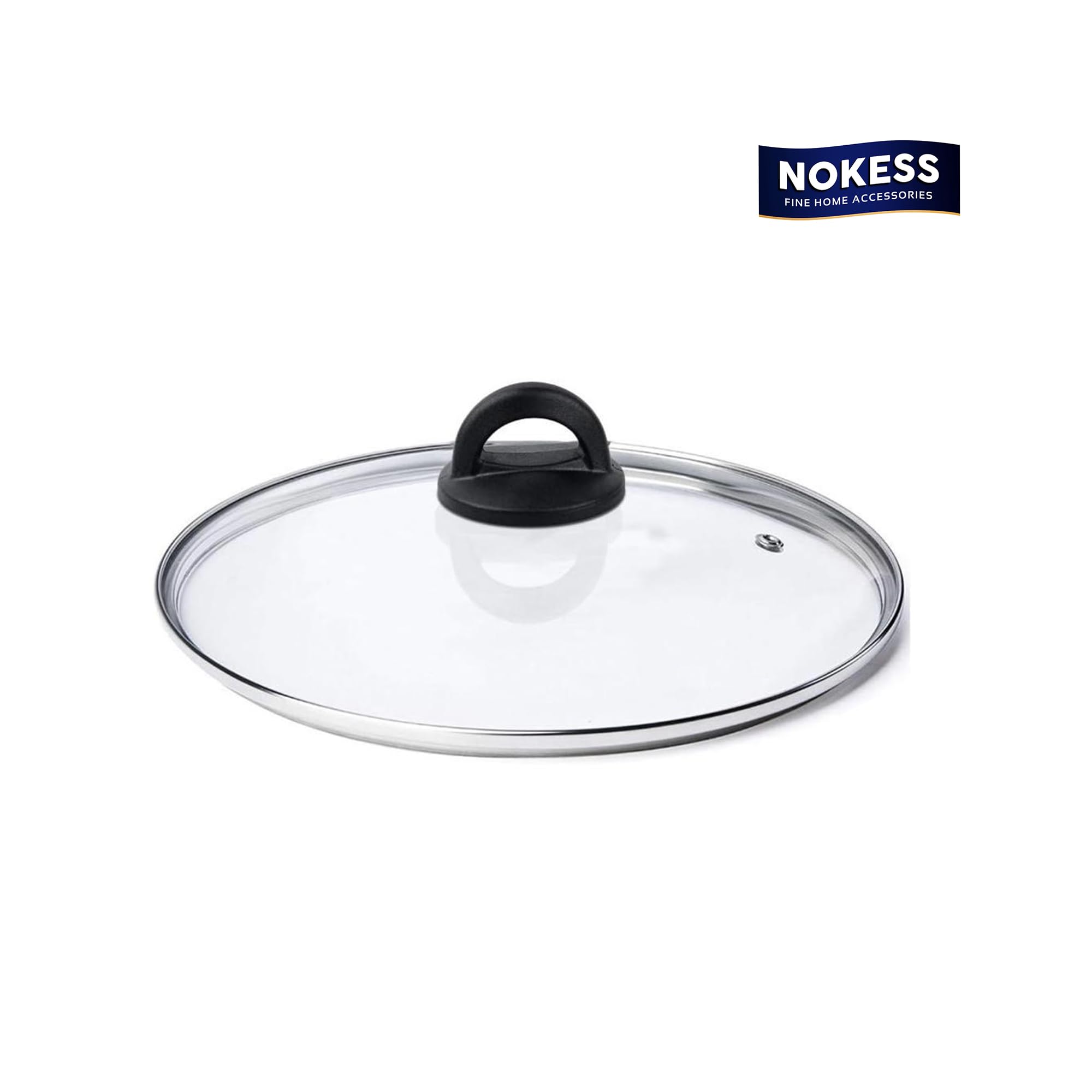 NOKESS Universal Pot Lid Knob Compatible with Crockpot Lids, Pan Lid Replacement Handle, Heat Resistant Pot Knob for Glass, Steel Lids, Easy Grip Lid Handle, Kitchen Cookware, 2.75βx1.77β