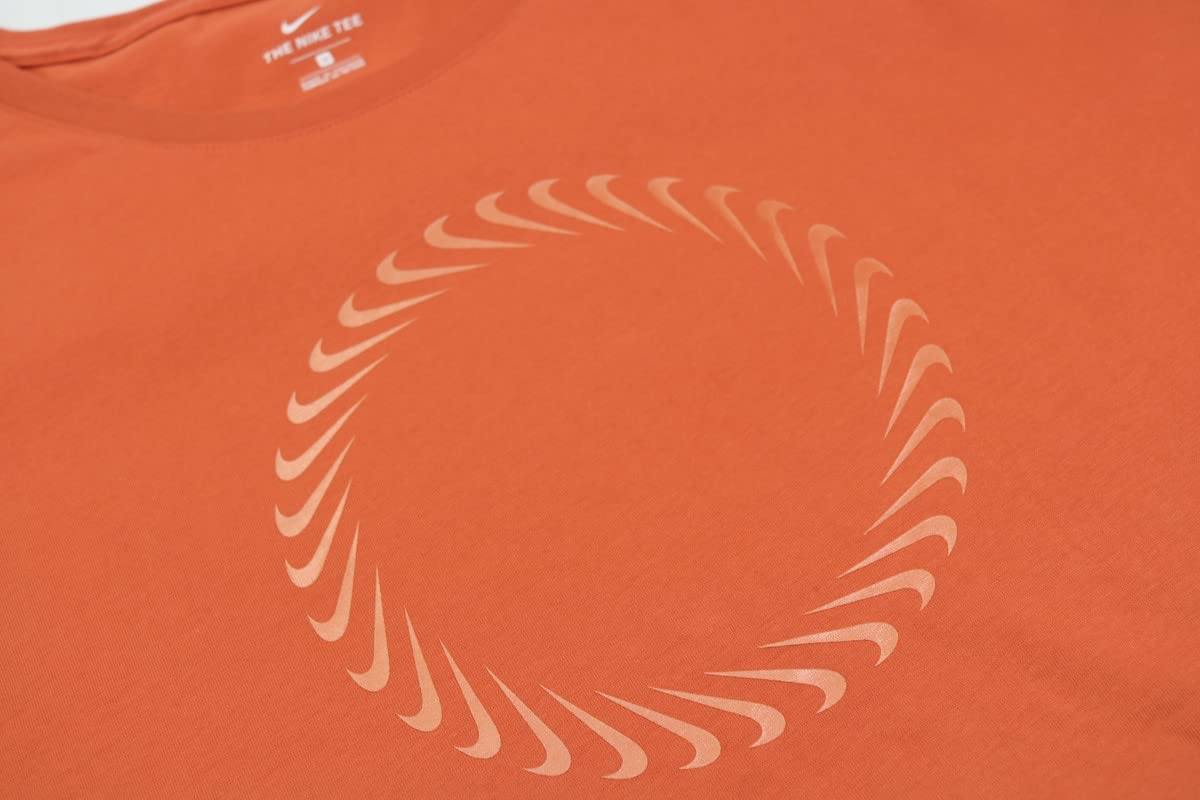 Nike Women's Sportswear Icon Clash Graphic Tee(Rust, 1X)