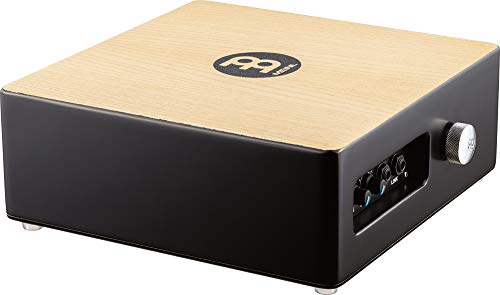 Meinl Percussion Pickup Cajon Snare with Electronics for Amp or PA System, Includes Standard Brushes β NOT Made in China β American White Ash/MDF, 2-Year Warranty (TMPPCS)