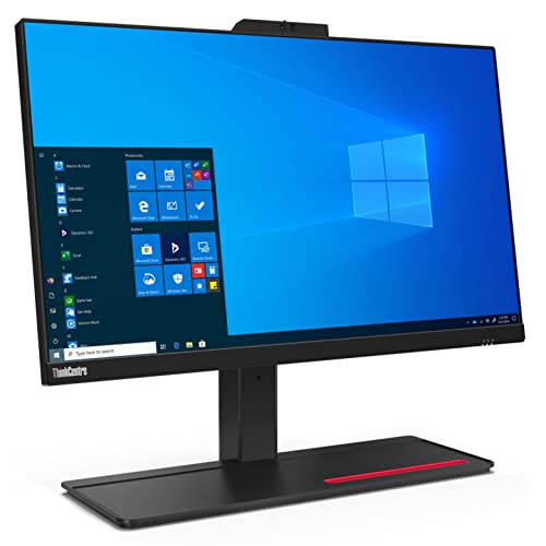 Lenovo ThinkCentre AIO 23.8" FHD Business All-in-1 Desktop Computer, Intel Hexa-Core i5-10500 (Beat i7-8700), 32GB DDR4 RAM, 1TB PCIe SSD, DVDRW, WiFi 6, Bluetooth 5.1, KB & Mouse, Windows 11 Pro