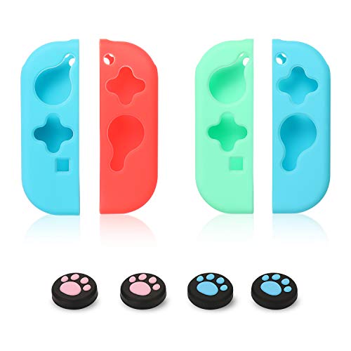 Melelife Accessories Kit Bundle for Nintendo Switch - Include Screen Protector, Carrying Case, Steering Wheel, Joycon Grip, Protective Case, Charging Dock, Switch Stand